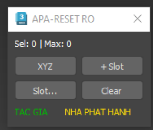 APA RESET ROTATE: ĐƯA VẬT THỂ VỀ ĐÚNG TRỤC CHỈ VỚI 1 CLICK - APA ACADEMY